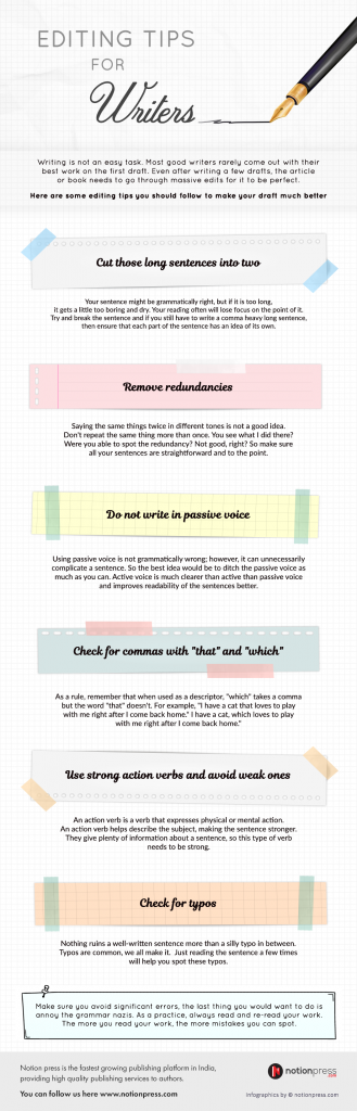 Editing tips for Writers | Self Publishing Blog In India
