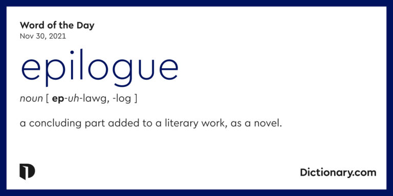 What is an Epilogue? Explanation with Examples | Publishing Blog in India
