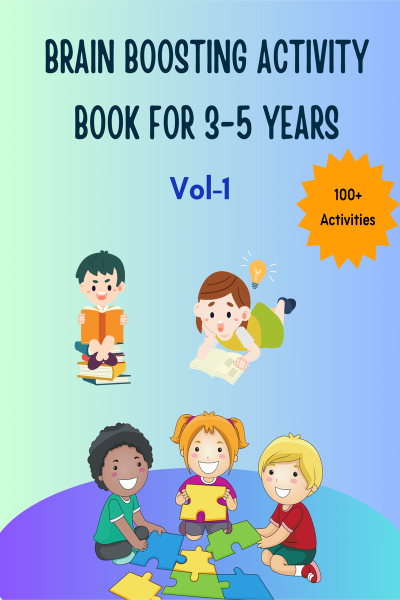 Brain Boosting Activity book for 3-5 years