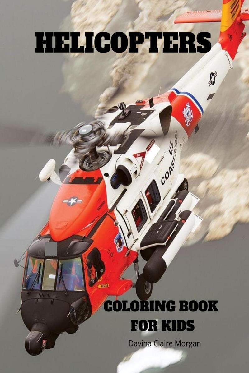 Helicopters Coloring Book for Kids