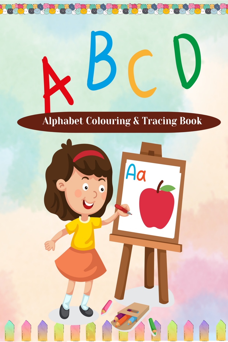 ABCD Alphabet Colouring & Tracing book