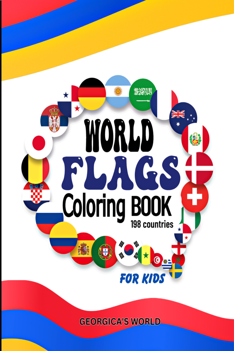 World Flags Coloring Book for Kids