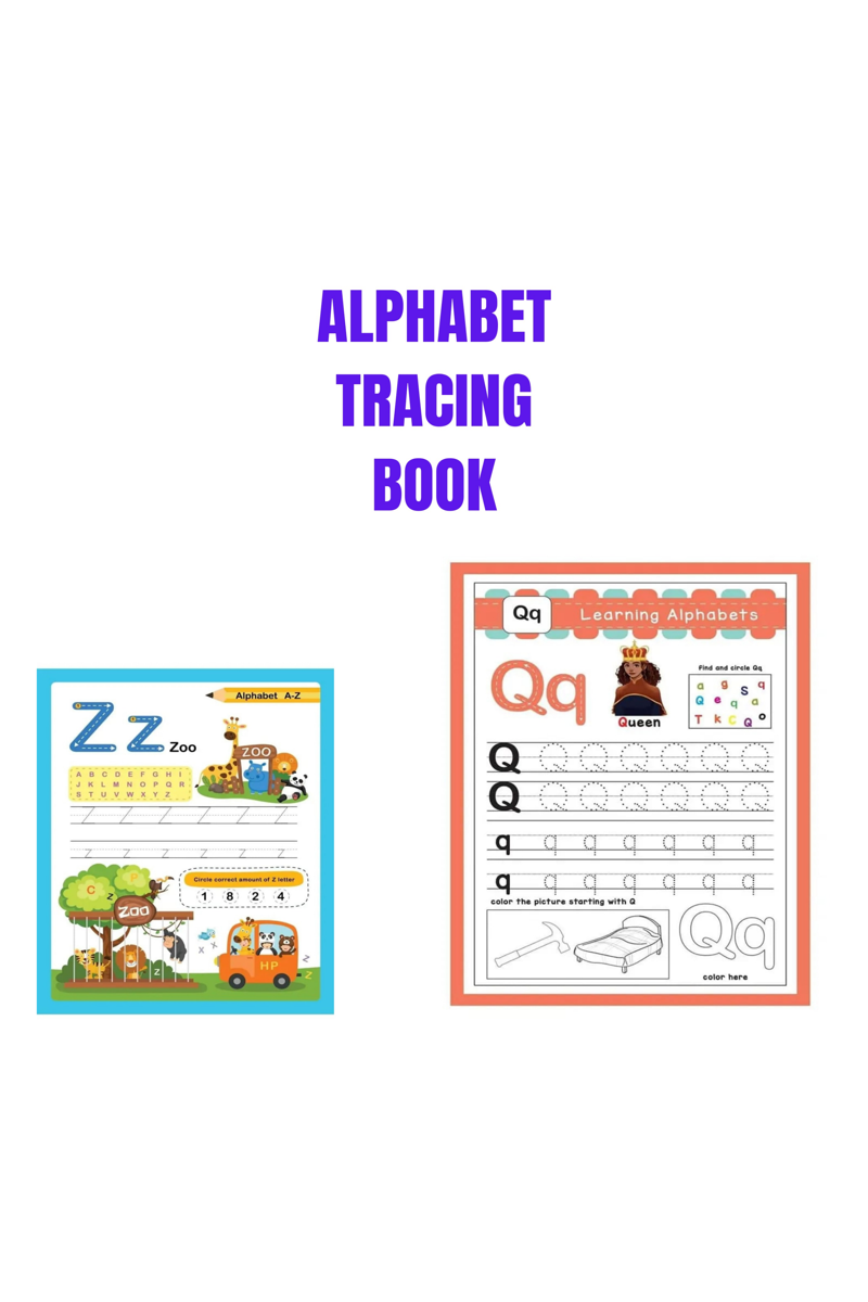 Alphabet tracing book
