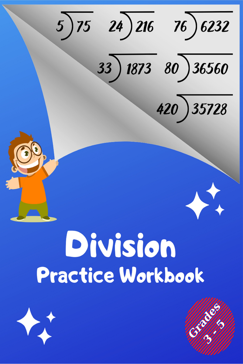 Division Practice Workbook, Grades 3-5