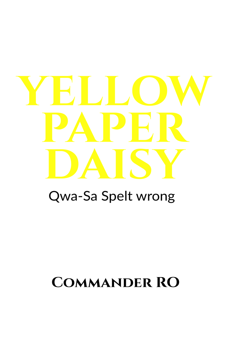 Yellow Paper Daisy