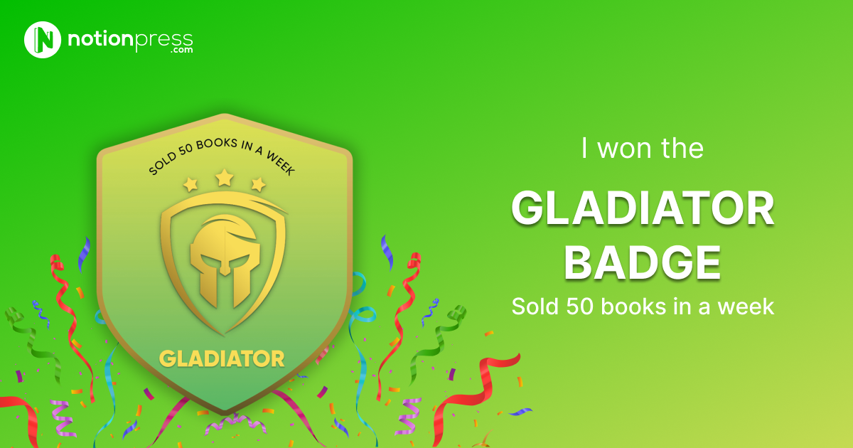 Garima Gupta Kapila’s Gladiator Badge