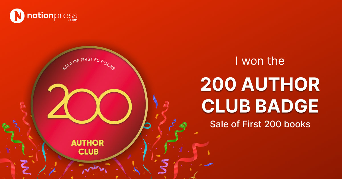 Antonette Asumptha’s 200 Author Club Badge