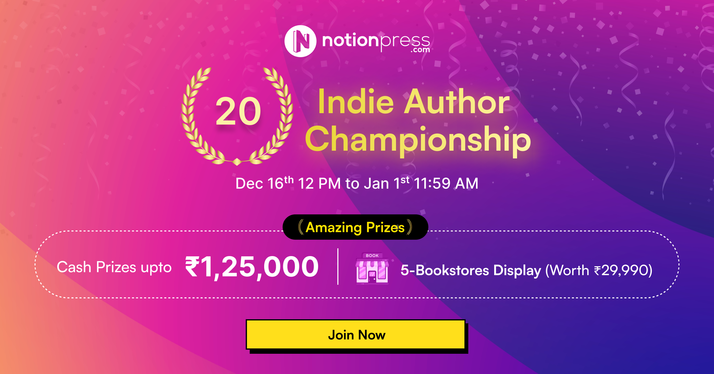 Indie Author Championship | Notion Press