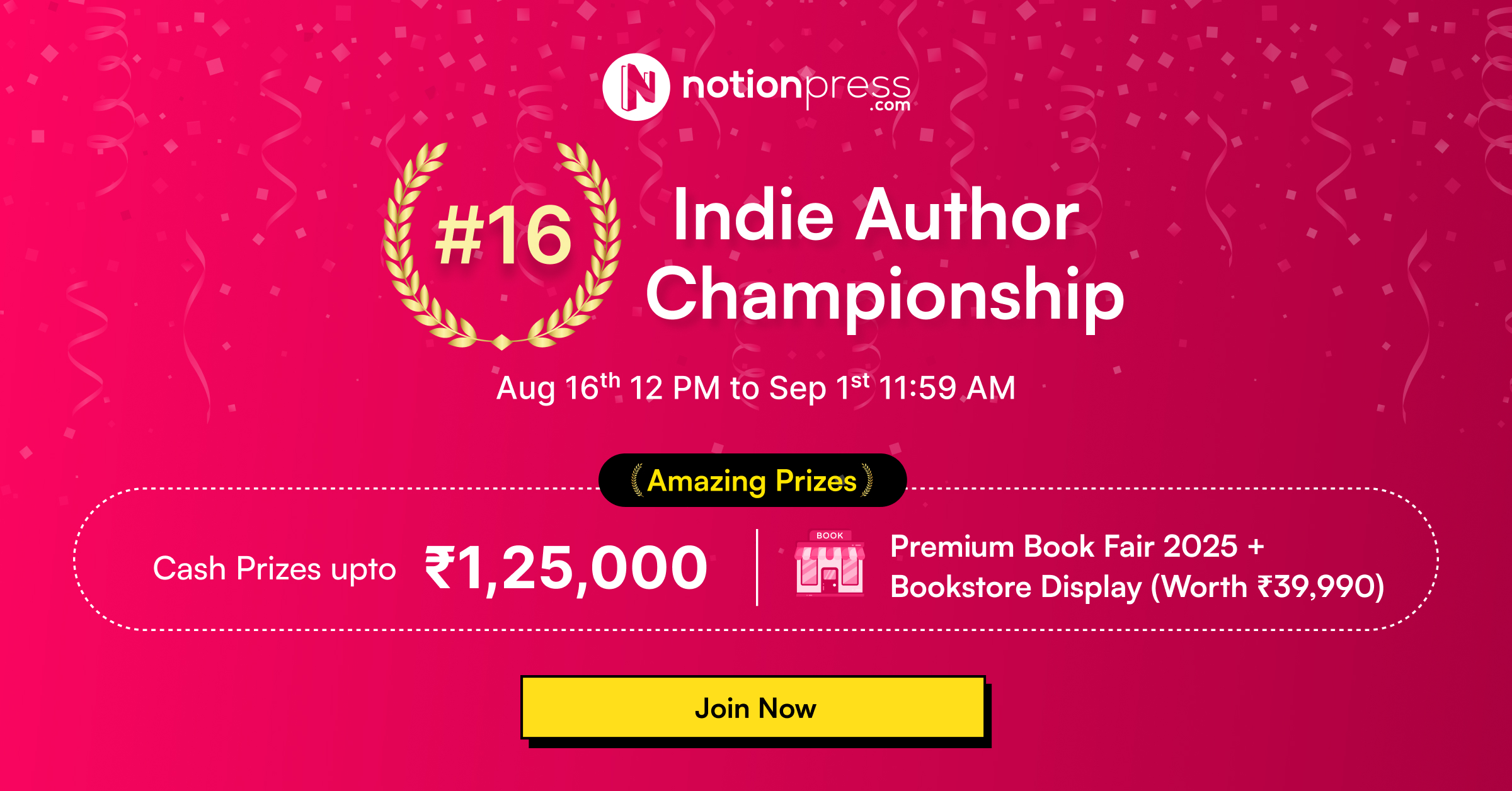 Indie Author Championship | Notion Press