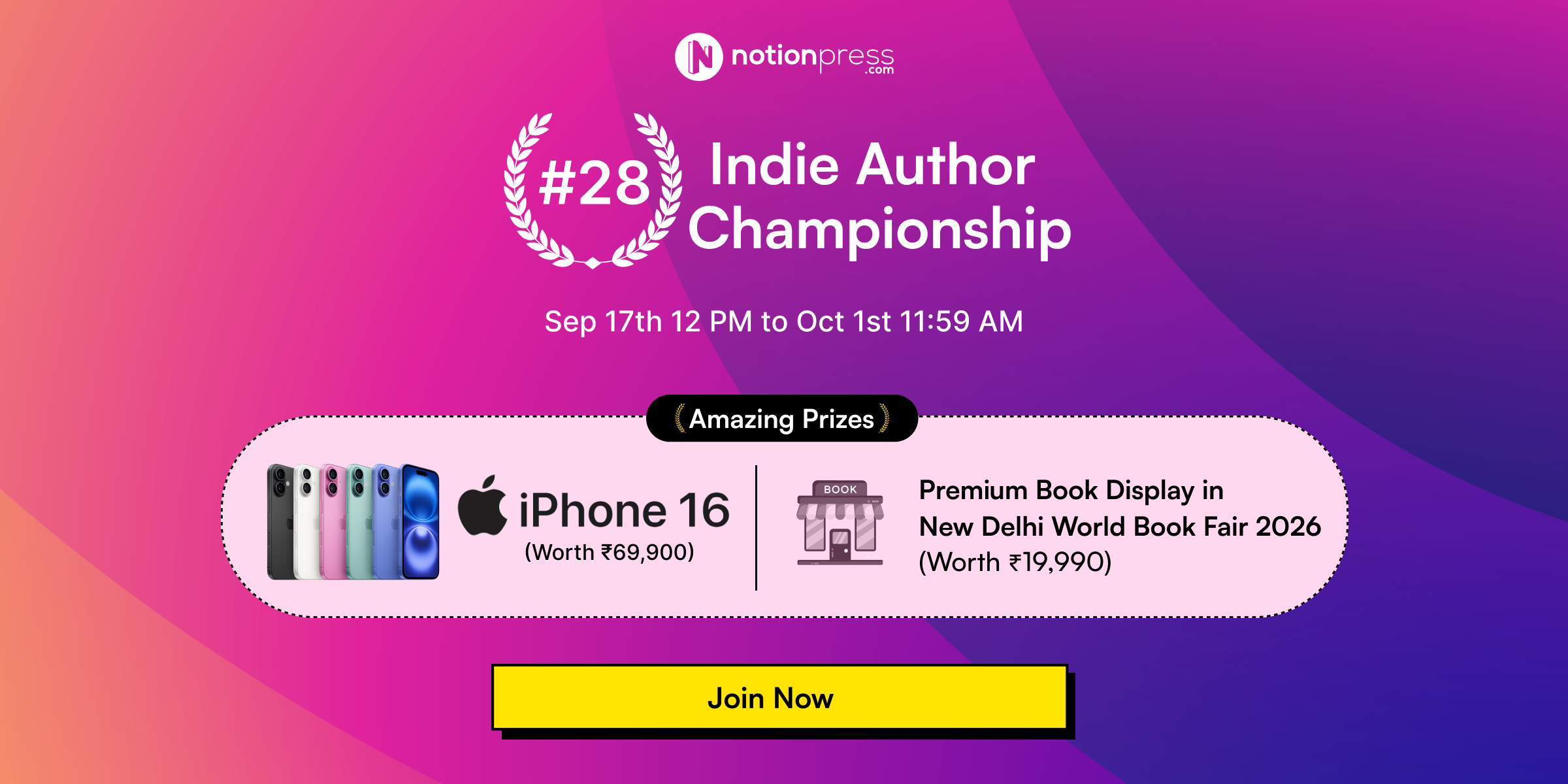 Indie Author Championship | Notion Press