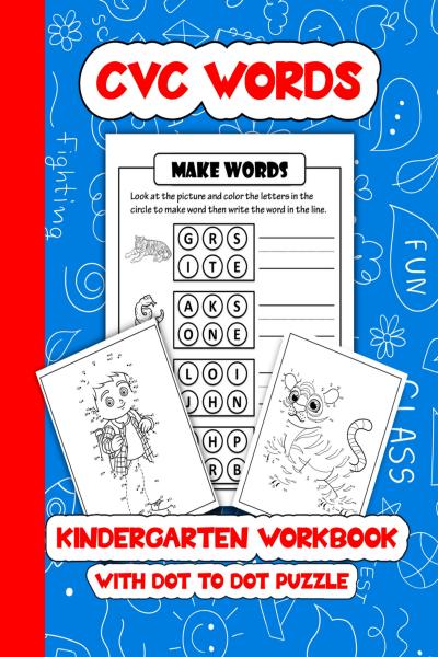 CVC WORDS - Kindergarten Workbook