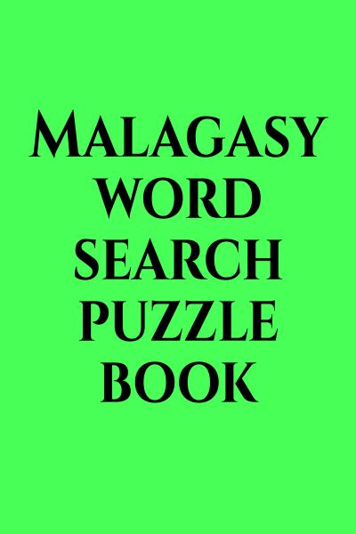 Malagasy word search puzzle book
