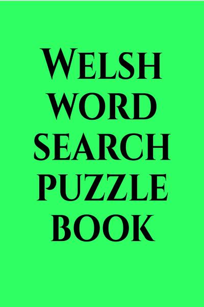 Welsh word search puzzle book