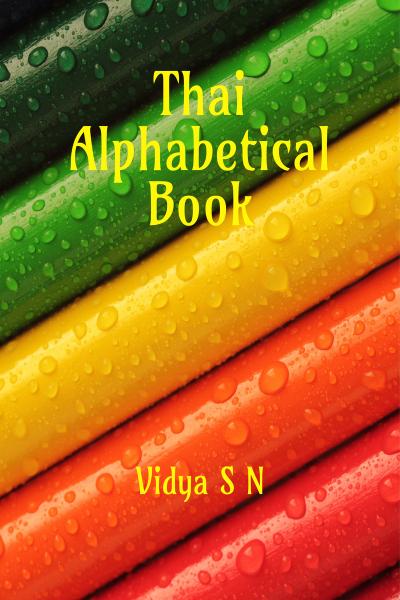 Thai Alphabetical Book